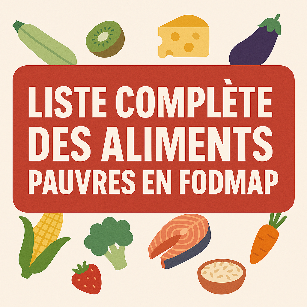Liste complète des aliments pauvres en FODMAP
