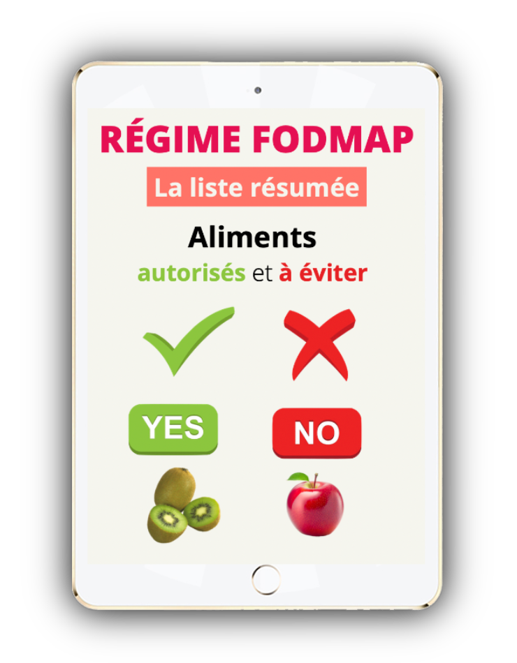 Liste FODMAP résumée : les aliments autorisés et à éviter